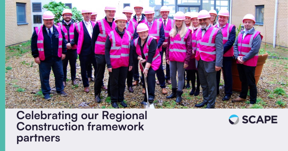 Celebrating our Regional Construction framework partners | SCAPE