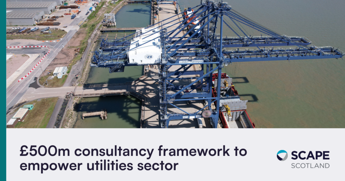 SCAPE Scotland | SCAPE Scotland launches £500m consultancy framework…