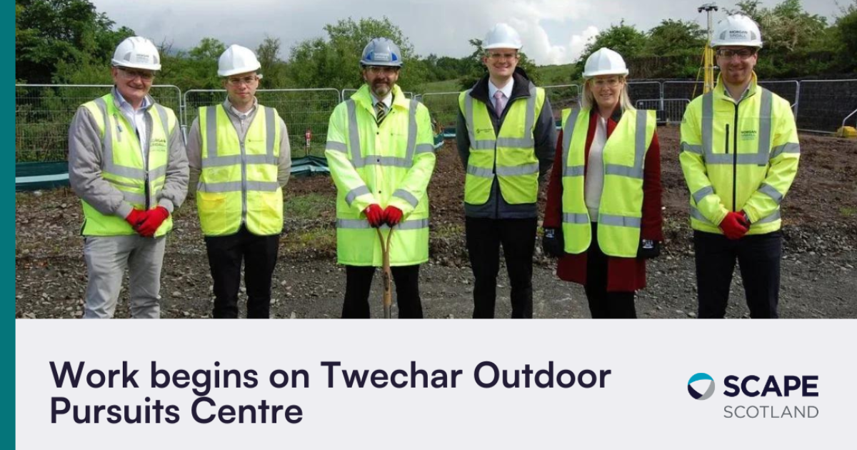SCAPE Scotland | Work begins on Twechar Outdoor Pursuits Centre
