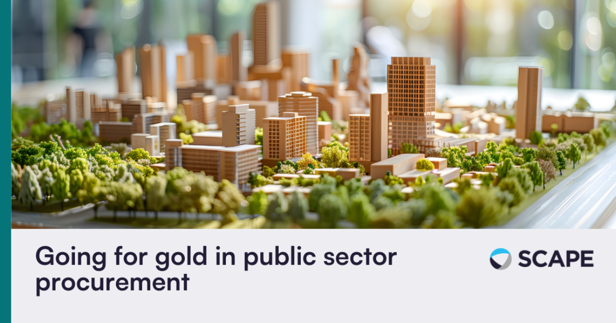 Going for gold in public sector procurement | SCAPE