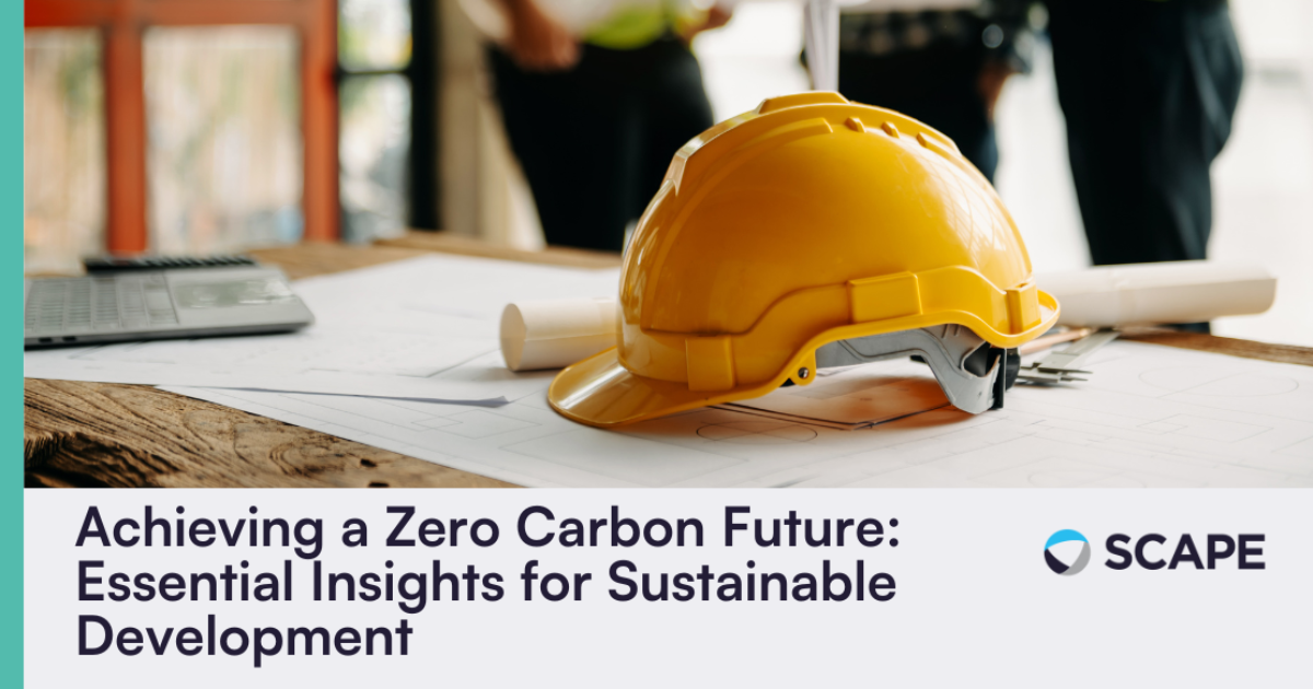 Achieving a Zero Carbon Future: Essential Insights for… | SCAPE