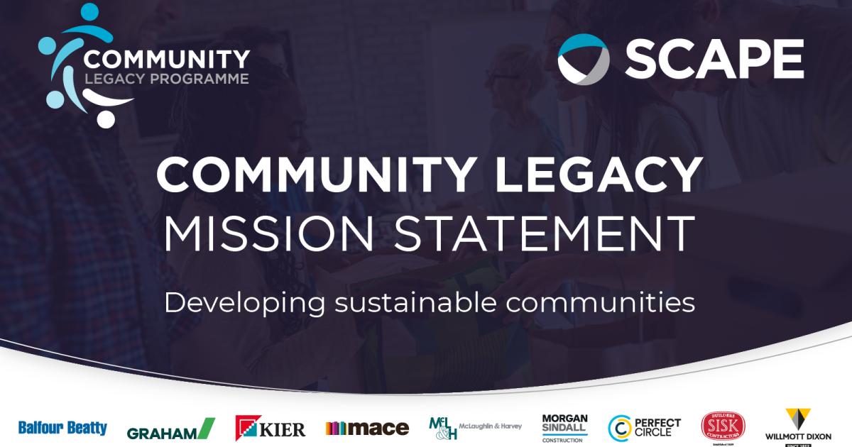 SCAPE partners commit to new social value mission statement | SCAPE