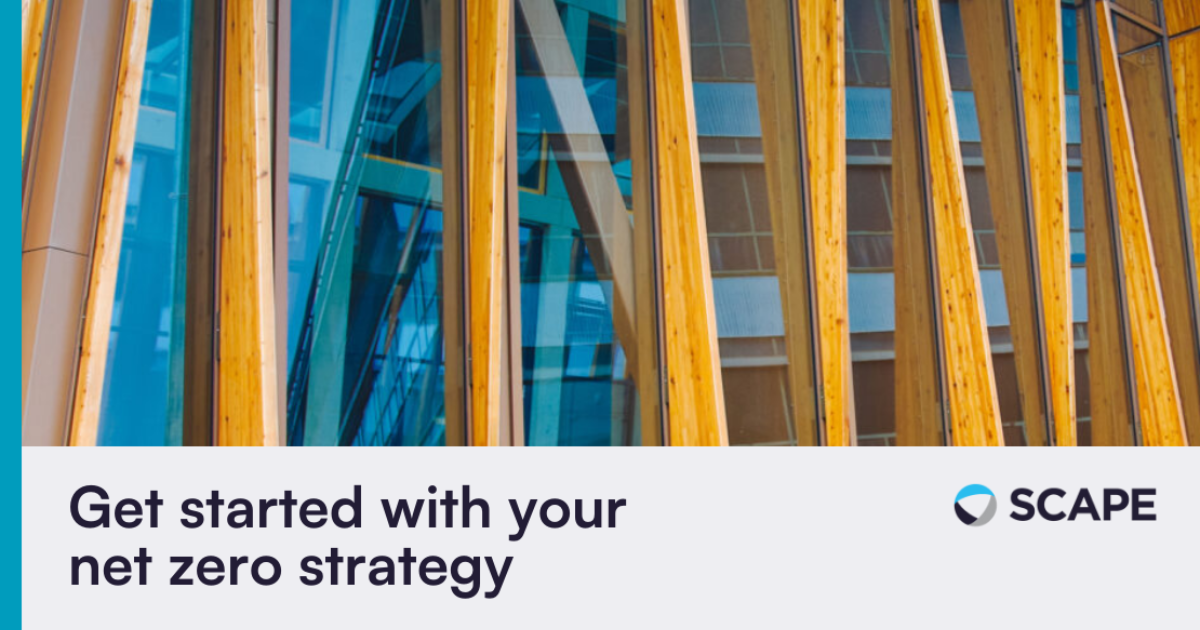Get started with your net zero strategy | SCAPE