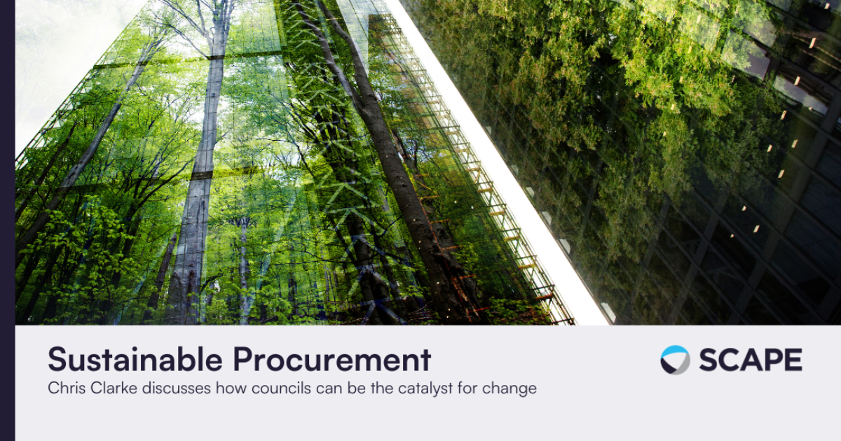 Sustainable procurement: don’t let the pursuit of perfect be… | SCAPE