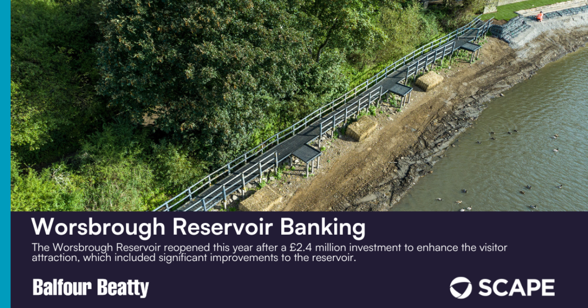 Worsbrough Reservoir Banking | SCAPE