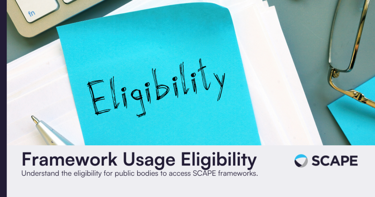 Framework Usage Eligibility | SCAPE